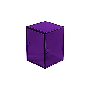 Ultra Pro Eclipse 2-Piece Deck Box: Royal Purple - For Pokemon game, MTG, Baseball, Basketball, Football card and other Trading Cards or Board Games storage