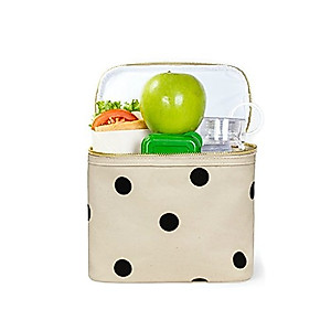 Kate Spade New York Women's Lunch Tote, (Out To Lunch) Big Deco Dot, Canvas