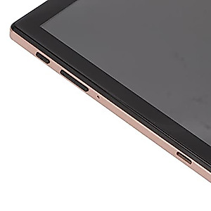 Rengu Gaming Tablet, Dual SIM 8800mAh Rechargeable 3200x1440 10.1 Inch Tablet for Entertainment (Gold)