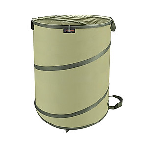 YUDI & GARDEN 45 Gallon-Collapsible Garden Bag,Collapsible Trash Can,Pop Up Trash Can,Collapsible Trash Can Camping,Pop Up Leaf Barrel,Reusable Yard Waste Bags for Patio,Leaf,Lawn,Camp