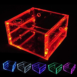 Water Cooling ,1.25L Water Cooling Cooling Reservoir All Transparent Acrylic Computer Accessories