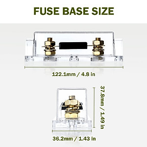 HQST 20A ANL Fuse with Transparent Holder