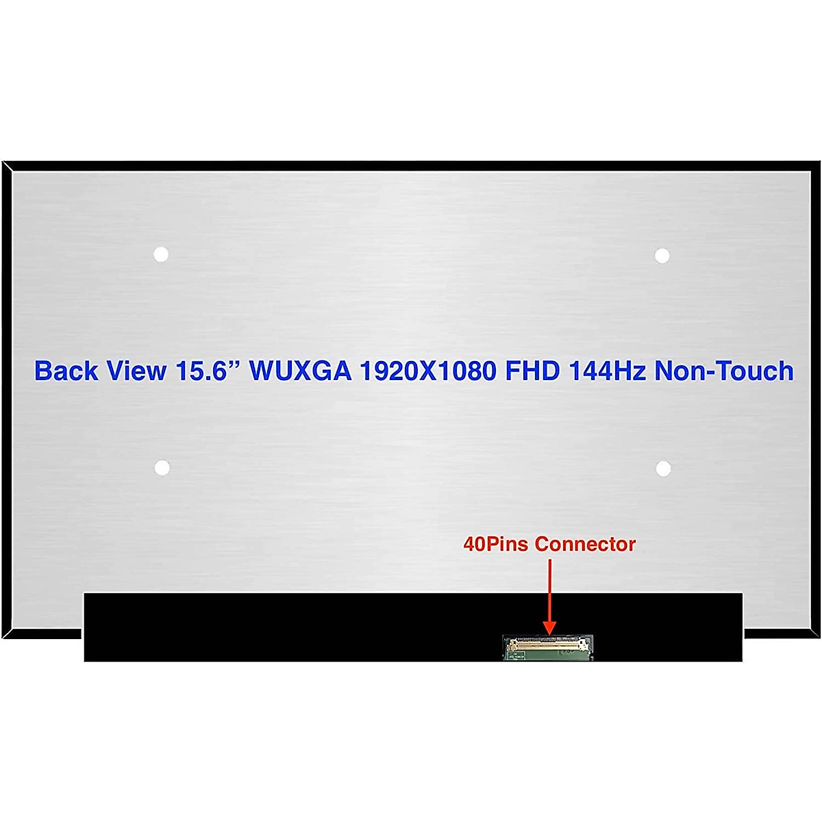 EM EMAJOR TECH New Screen Replacement for NV156FHM-N4J FHD 1920x1080 144Hz IPS LCD LED Display