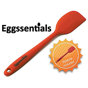 Egg Poacher - Eggssentials Poached Egg Maker, Stainless Steel Egg Poaching Pan, Poached Eggs Cooker Food Grade Safe PFOA Free with Spatula