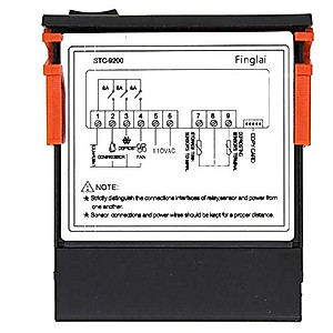 STC-9200 AC 110V Temperature Controller with Refrigeration defrost Fan Alarm Function and Two sensors