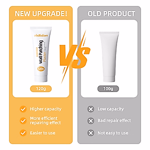 Drywall Repair Kit Hole Repair Patch Kits Wall Spackle Repair Paste Wall Mending Agent Quick Fix Solution for Home Wall, White Repair Putty Plaster Dent & Wood Scratch Repair