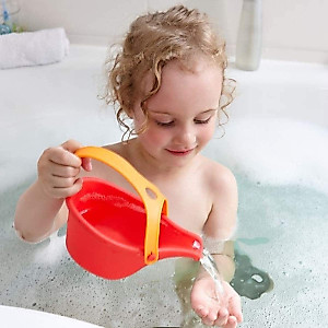 HABA Bathtub Ball Track Bathing Bliss Water Wonders - Waterwheel, Funnel and Watering Can for Endless Pouring Fun!