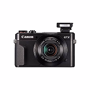 Canon PowerShot G7 X Mark II Digital Camera w/ 1 Inch Sensor and tilt LCD screen - Wi-Fi & NFC Enabled (Black) (Renewed)