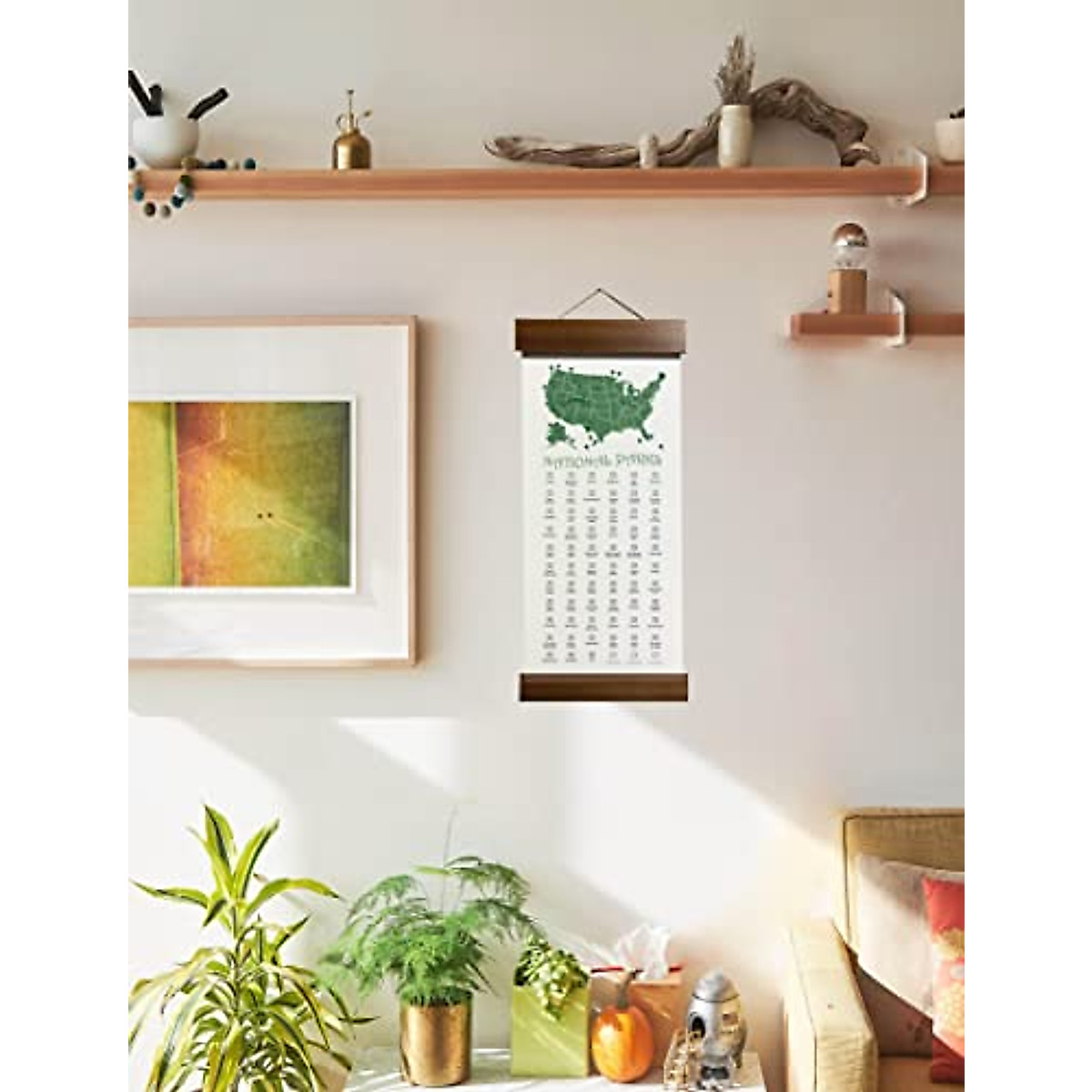 US National Park Checklist Map - 63 National Park Check Off List - National Park Checklist Poster - USA National Parks Gift - National Park Scratch Off (USA)