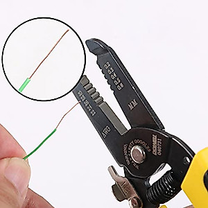 DOWELL 10-22AWG+22-30AWG Wire Stripping Tool Wire Stripper Cutter Pliers Tool Multi-Function Hand Tool for Electrician 2-Piece