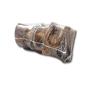 Top Dog Chews - Dog Bones with Bone Marrow, Made in The USA, (6 Slices), Beef Femur, Long Lasting Dog Chews, All-Natural - Great for Small and Medium Dogs