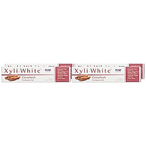 Now Foods Xyliwhite Cinnafresh Toothpaste Gel 6.4 Ounces (Pack of 4)