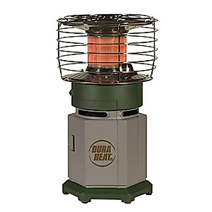 Dura Heat LP10-360 Single Tank Portable 360 Degree Indoor Outdoor Propane Heater, 10,000 BTU