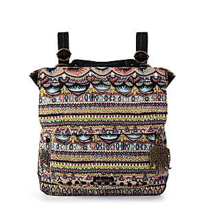 Sakroots Women's Olympic Convertible Backpack, Royal Flower Power, One Size