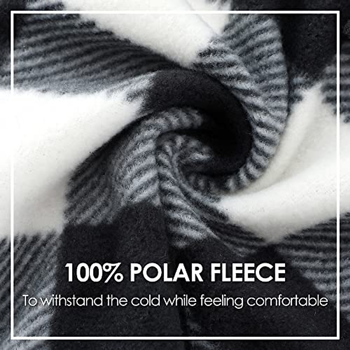 Geyoga Fleece Vest Dog Sweater Set of 4 Buffalo Plaid Dog Pullover Warm Jacket Winter Pet Clothes with Leash Ring for Small Dog Cat (Small)