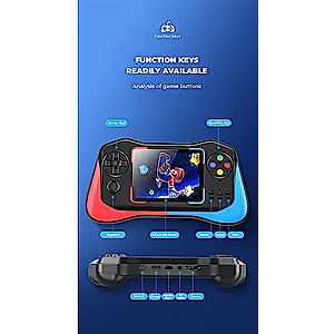 Yooya Handheld Game Console for Kids Adults, 3.5'' LCD Screen Retro Handheld Video Game Console, Preloaded 500 Classic Retro Video Games with Rechargeable Battery, Support 2 Players and TV Connection