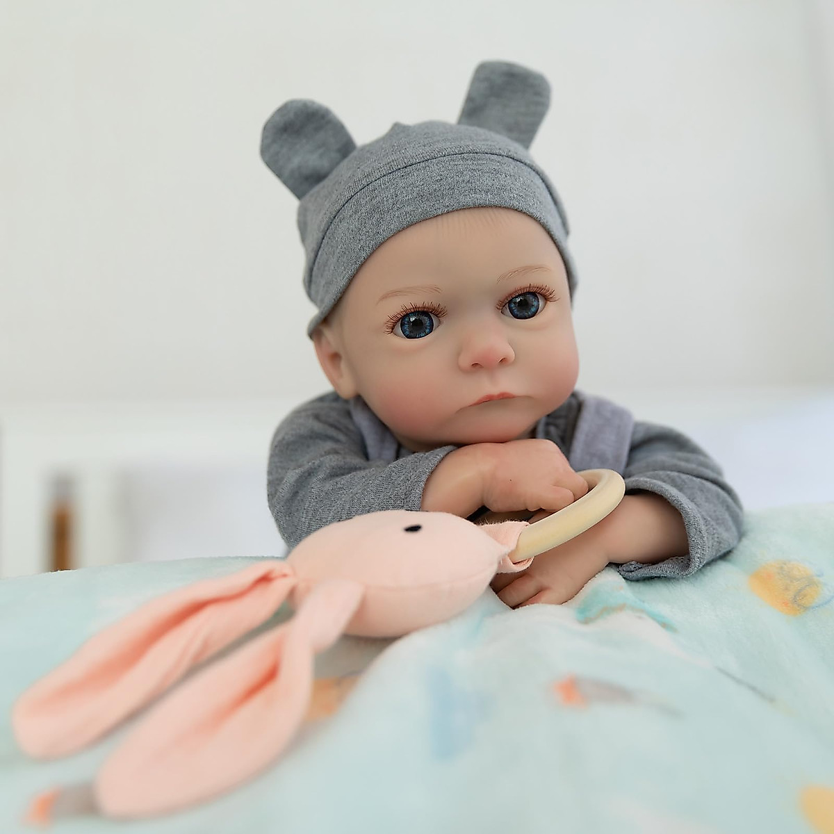 Thorogod Realistic Reborn 18 Inch Baby Doll - Soft Cloth Body, Looks Real for Kids Age 3+
