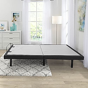 Nestl Adjustable Bed Frame, Adjustable Massage Bed Frame with Wireless Remote, Adjustable Bed Base Head & Foot Massage, Fast & Easy Assembly, USB Ports, LED Light, King Size Bed Frame