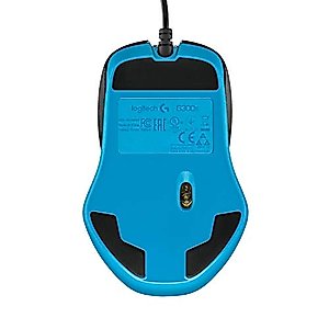 Logitech G300s Optical Ambidextrous Gaming Mouse – 9 Programmable Buttons, Onboard Memory