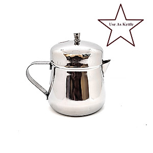 KERAM Coffee filter-drip coffee maker 2-3 cup/coffee bar accessories-stainless steel coffee filters-dripper camping-hiking reusable slow metal south indian pour over dripper