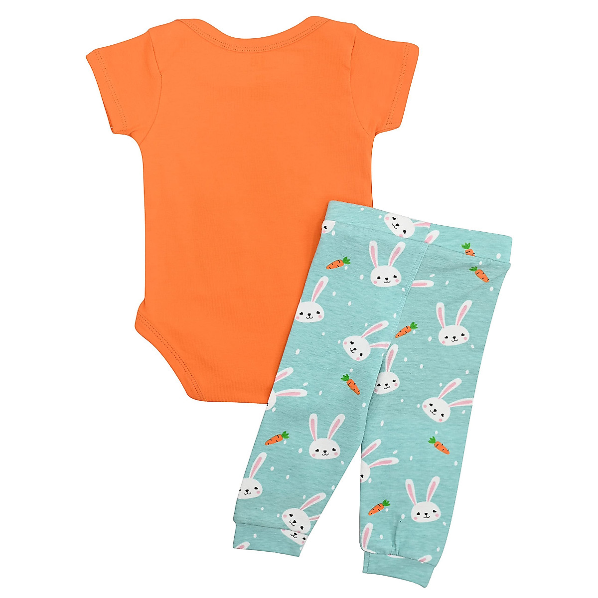 Unique Baby Unisex Some Bunny Loves You Easter Layette Set (6M, Orange)