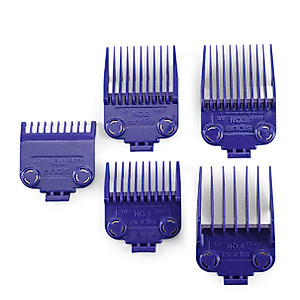 Andis Master Dual Magnet 5-Comb Set with a BeauWis Blade Brush