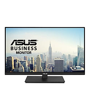 ASUS 27” 1080P Docking Monitor (VA27ECPSN) – Full HD, IPS, 75Hz, Adaptive-Sync, Speakers, Eye Care, Low Blue Light, Flicker Free, RJ45, USB-C, DisplayPort, HDMI, Height Adjustment, VESA Wall Mountable