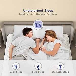 Z-hom Full Mattress, 10 Inch Upgrade Cooling Memory Foam Mattress in a Box, Pocket Spring Hybrid Mattress in a Box for Strong Edge Support & Pressure Relief, Non-Fiberglass Mattressess