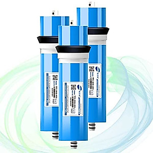 3-PC 3012-400 Gpd Replacement 0.0001 Micron Reverse Osmosis Membrane Filter Compatible Ro Fits Residential Water Filter Purifier