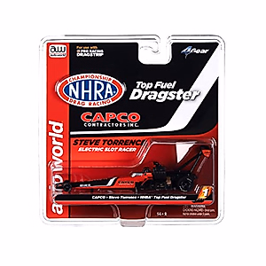 Auto World 4Gear NHRA R27 Steve Torrence - CAPCO Top Fuel Dragster HO Scale Slot Car