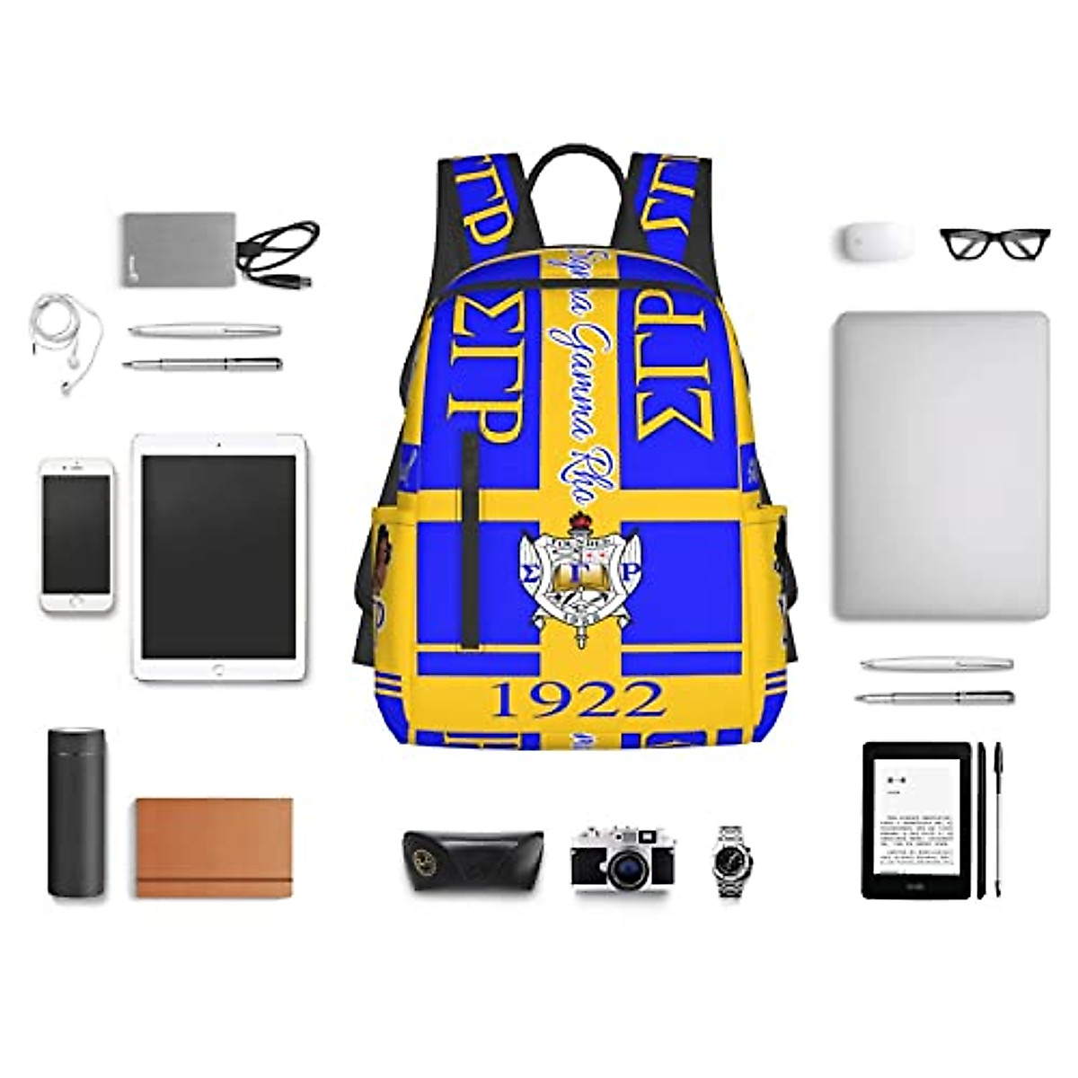 Sigma Gamma Rho Laptop Backpack, Lightweight Multifunctional College Laptop School Bag Sister Backpack Gift