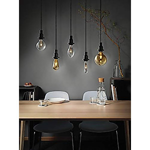 SYLVANIA LED Vintage Filament Globe G25 Light Bulb, 25W Equivalent Efficient 3W, 13 Year, Dimmable, 2175K, Amber Glow - 3 Pack (40066)