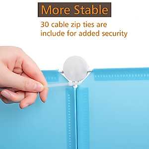 HOMIDEC Closet Organizer, 12-Cube Closet Organizers and Storage, Cube Storage Organizer for Kids, Closet, Bedroom, Bathroom, Office, Blue