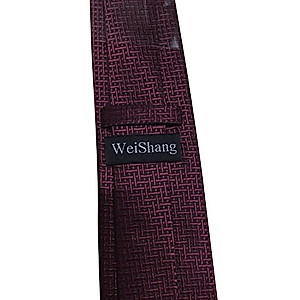 WeiShang Lot 6 PCS Classic Men's Tie Necktie Woven JACQUARD Neck Ties