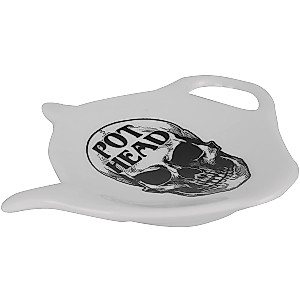 The Vault Pot Head Tea Spoon Rest Holder