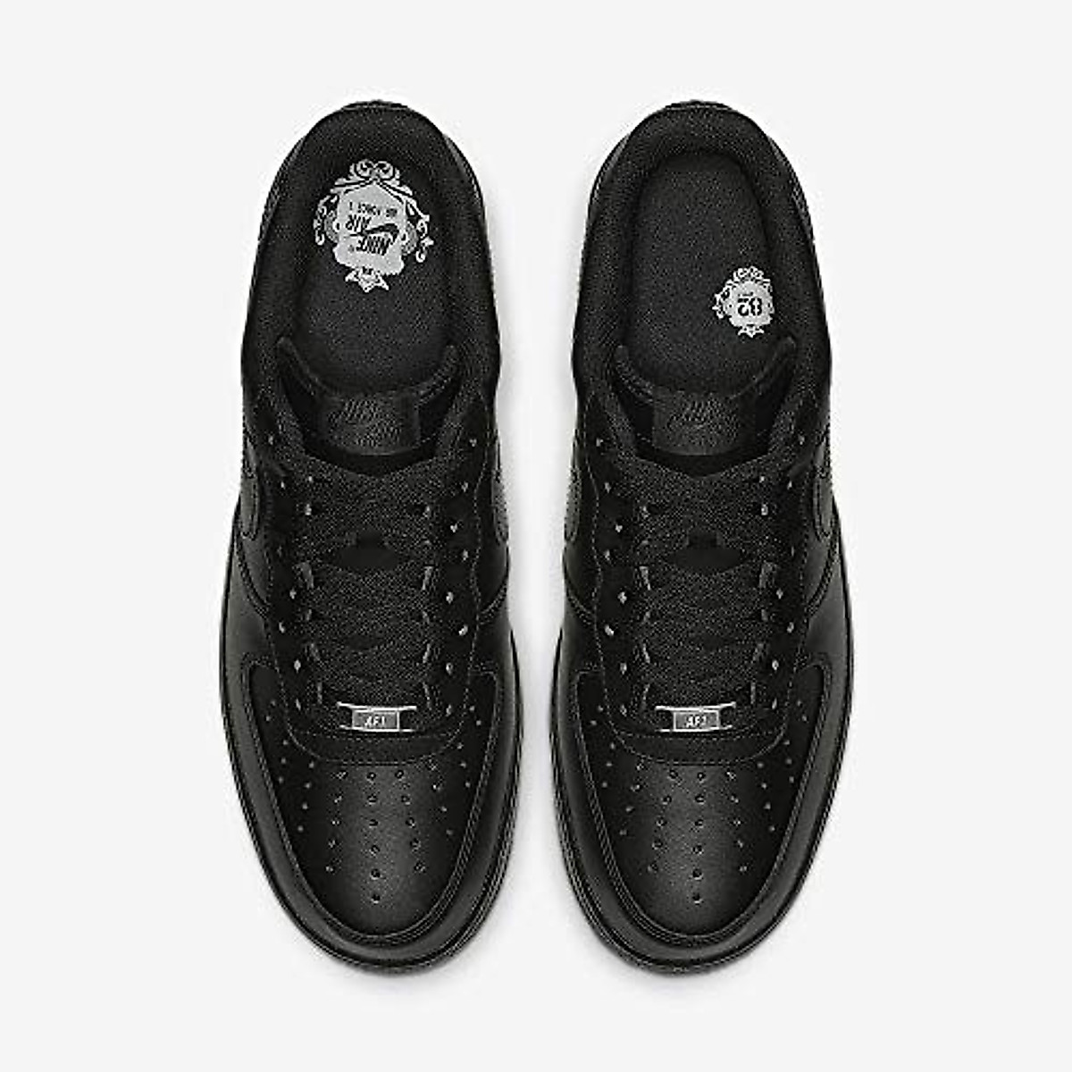 Nike Men's Low-Top Sneakers, Black, 9.5 US