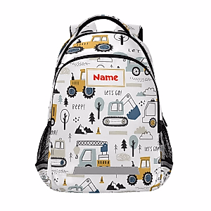 Custom Kid's Name Backpack Bookbag School Bag Travel Bag for Girls Boys Teen