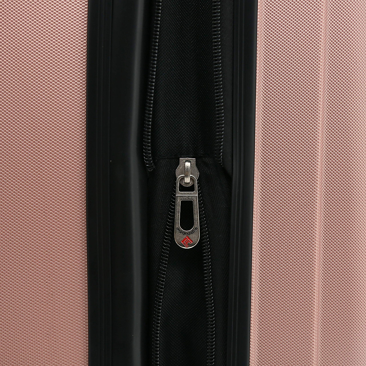 Travelers Club Midtown Hardside 4-Piece Luggage Travel Set, Rose Gold