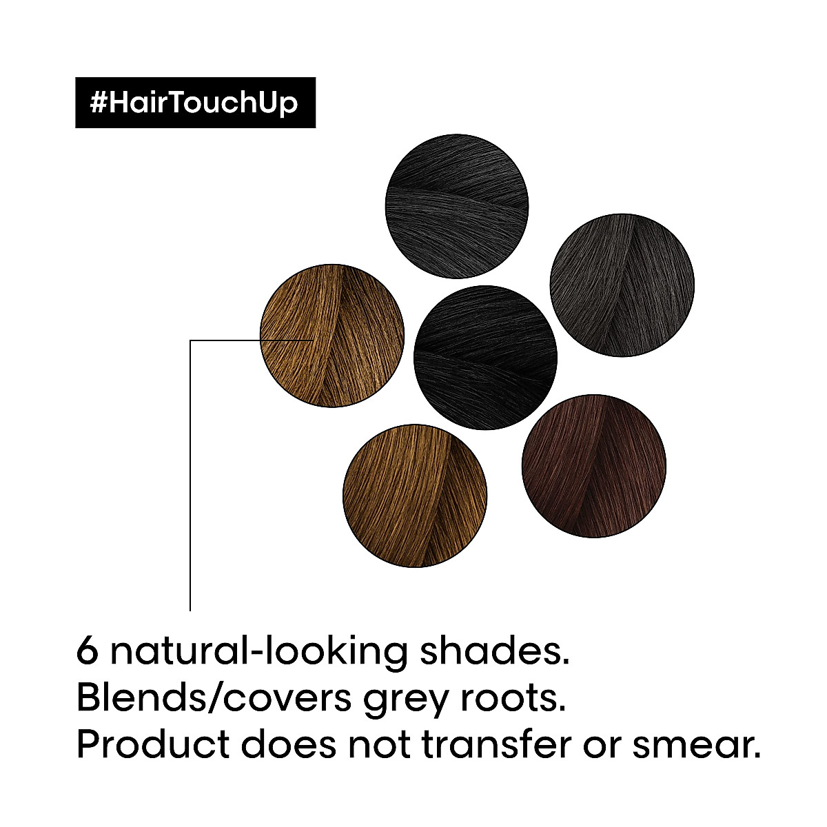 L'Oreal Professionnel Hair Root Touch Up | Root Concealer Spray | Blends and Covers Grey Hair | Temporary Hair Color for Brown Hair | 2 Oz.