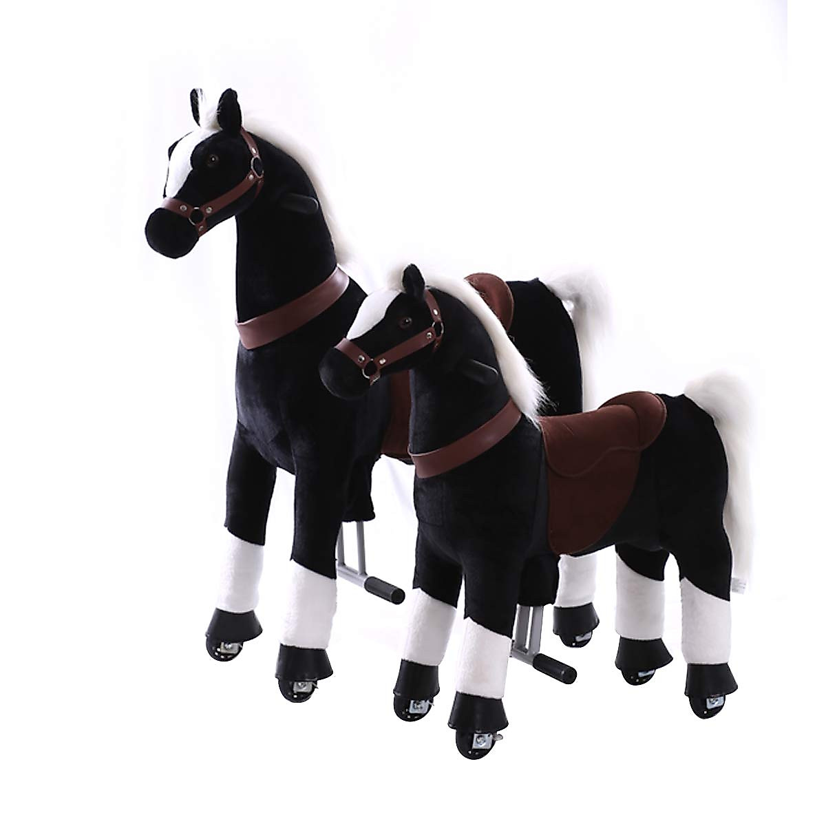 Gidygo Kids Ride On Pony Riding Walking Horse Plush Animal for Children 3 to 6 Years Old or Up to 65 Pounds