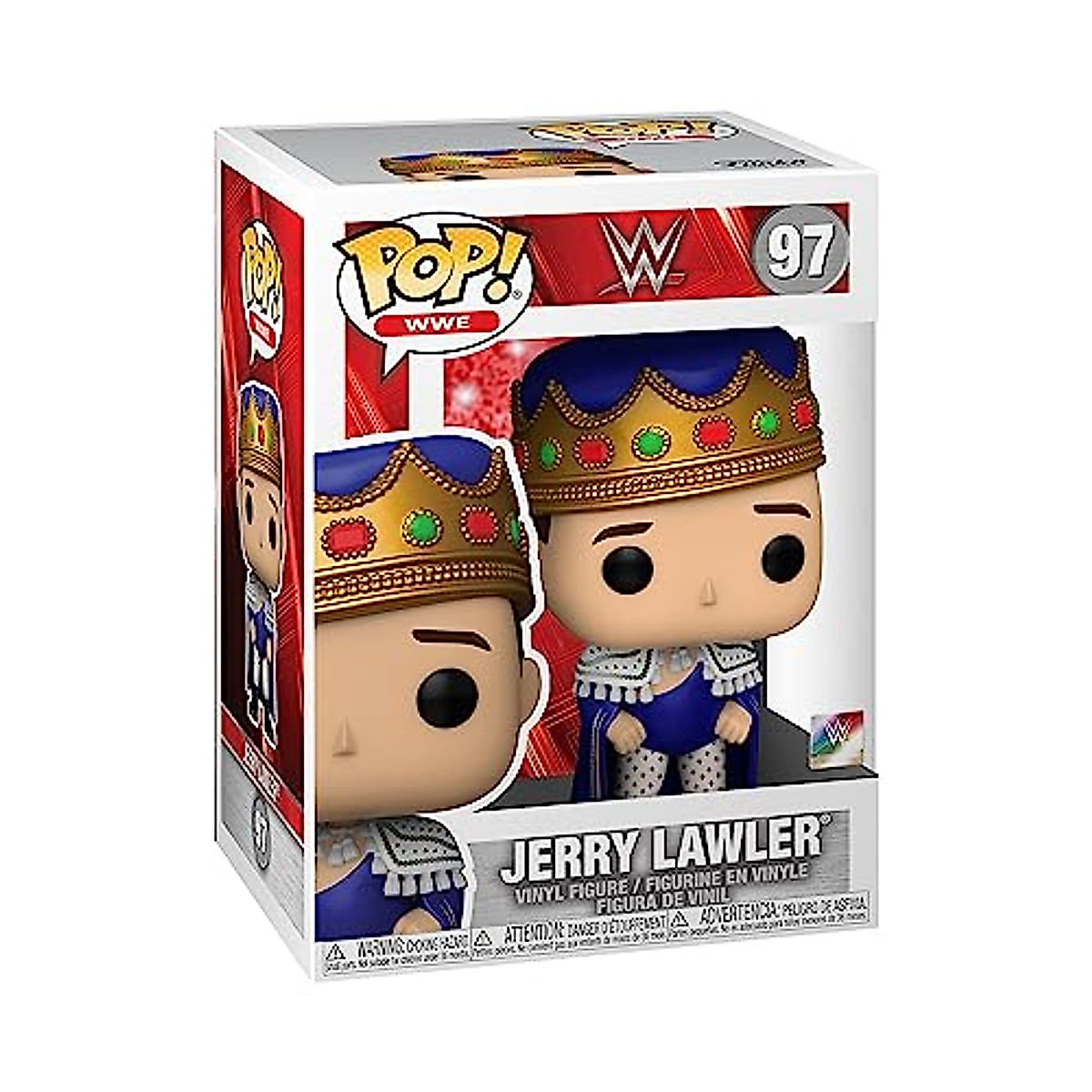 Funko POP WWE: Jerry The King Lawler, Multicolor, 3.75 inches (56807)