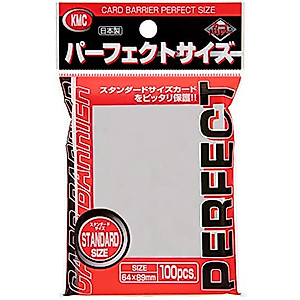 KMC Sleeves KMC Perfect Size Inner Sleeves – Standard Size 100 Sleeves Per Pack - 5 Packs