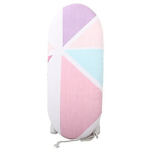 BORDSTRACT Tabletop Ironing Board, 10.2×4.3×3.5in Foldable Mini Ironing Board with Iron Rest Portable Folding Desktop Clothes Ironing Table for Home Travel Sleeve Cuffs Collars