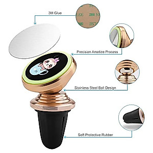 Cute Sloth Baby Magnetic Phone Holder for Car Air Vent Holder Clip Compatible with All Smartphones & Tablets