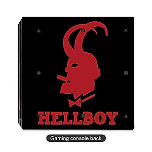 Hellboy Play Boy Bunny Red Compatible with PS4 Pro controller and console skin sticker protective cover wireless/wired gamepad controller