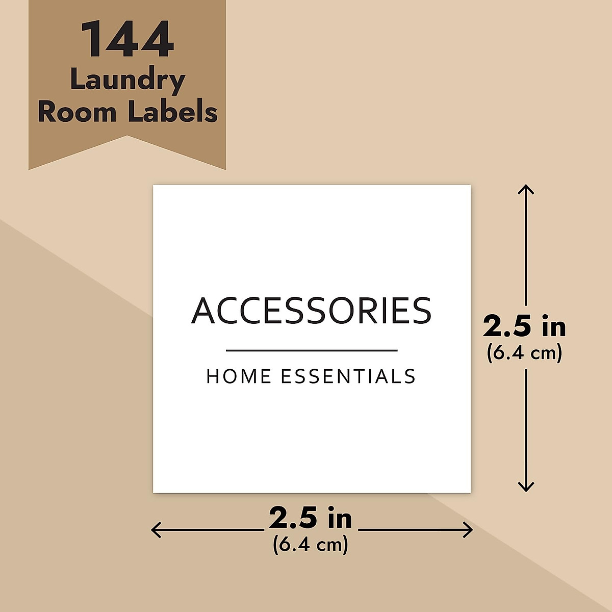 Talented Kitchen 144 Minimalistic Laundry Room Labels for Glass Jars, Preprinted Linen Closet Stickers for Containers, Bathroom Organization, Cleaning Supplies (Black)