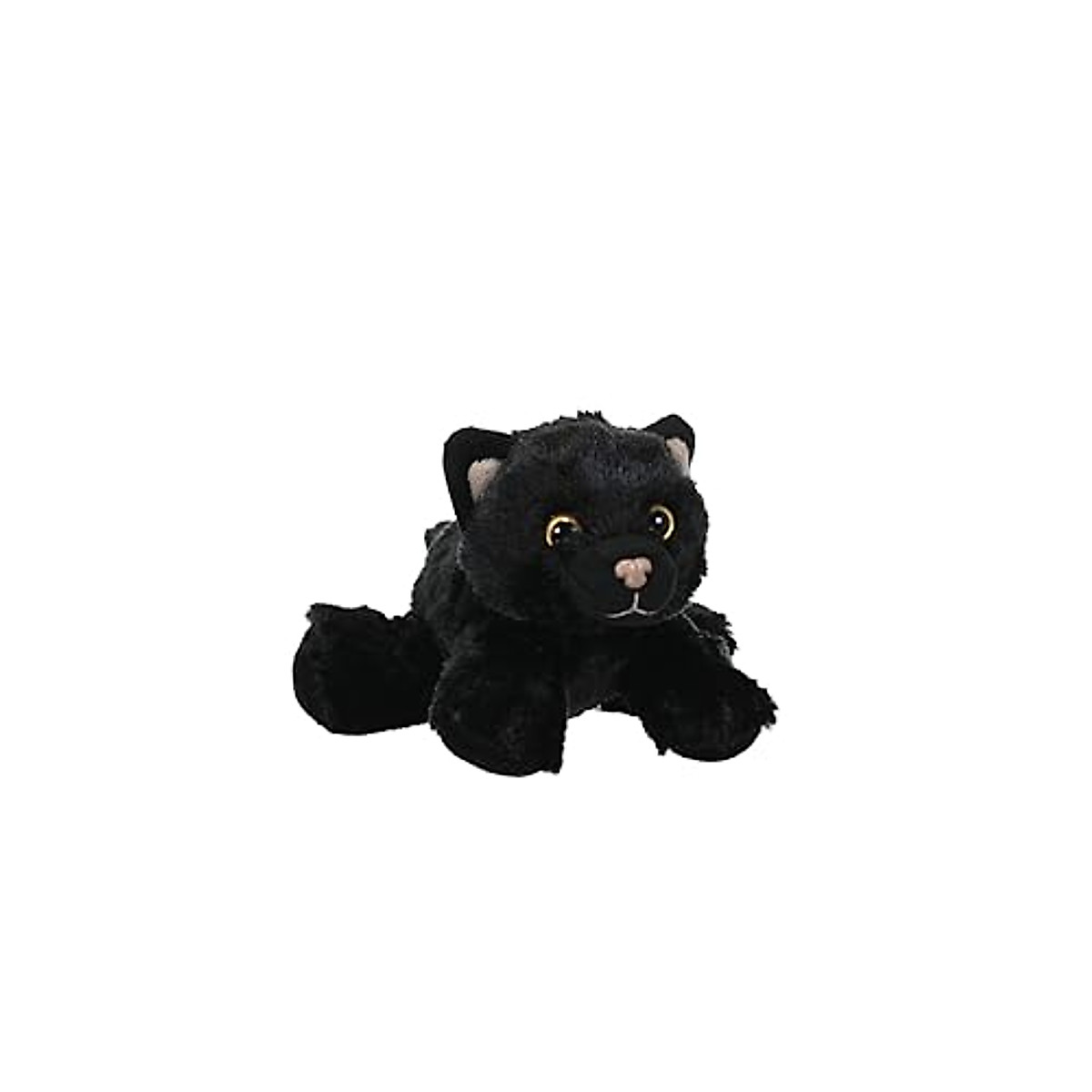 Wild Republic Black Cat Plush, Stuffed Animal, Plush Toy, Gifts for Kids, Hug’Ems 7"