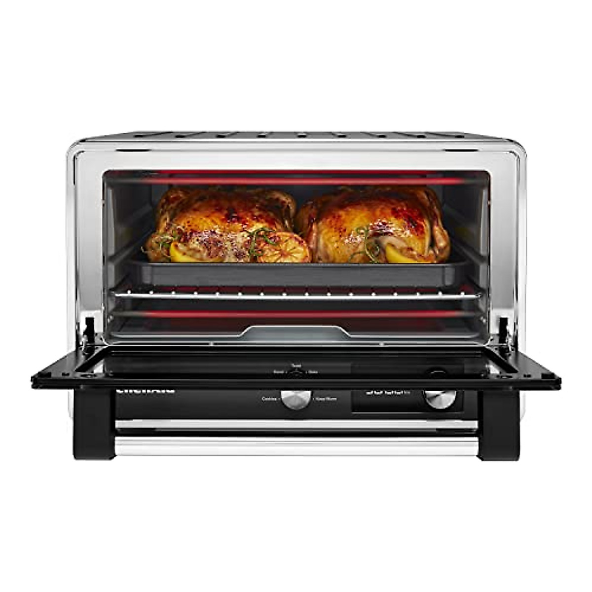 KitchenAid KCO211BM Digital Countertop Toaster Oven, Black Matte