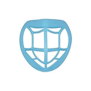 Face Covering Protective 3D Bracket Mouth Shields Holder for Men Women Increase Breathing Space Unisex Internal Nose Bridge Supporting Reusable Extension Bracket Washable (Blue/Green/White, 4/6pcs)