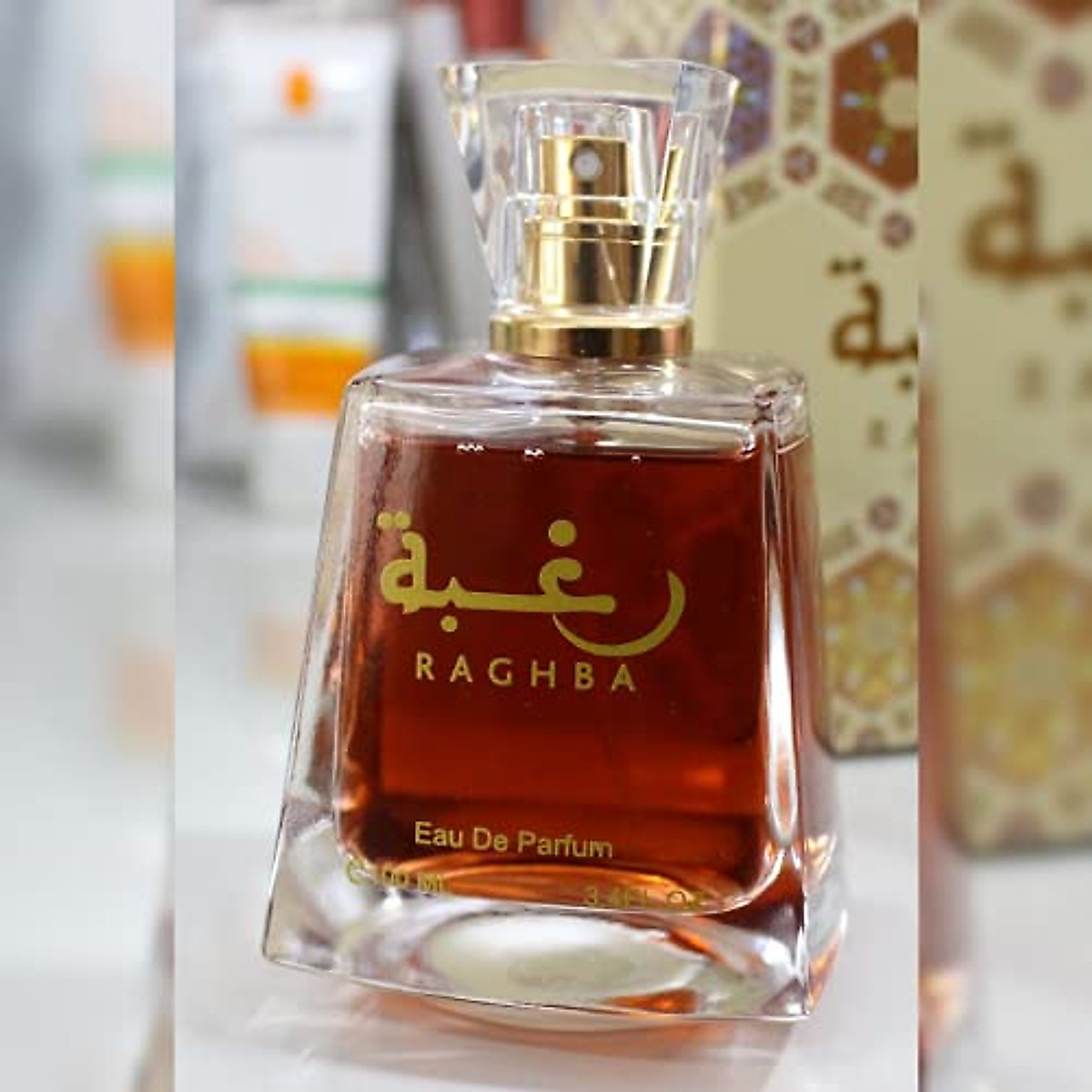 Raghba w/ Deo EDP - Eau De Parfum 100ML (3.4 oz) | Elegant Long-Lasting Spray I Pleasant Bottle I by Lattafa